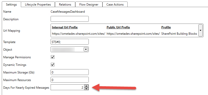 Case Messages Dashboard | Ometa Technical Documentation