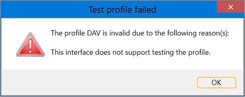Testing Profiles | Documentation