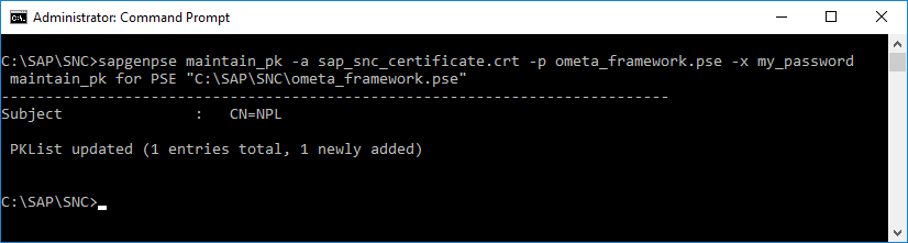 SAP Interface Secure Network Communications (SNC) | Documentation
