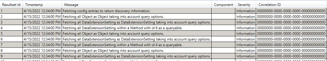 BAM Log Analysis | Documentation